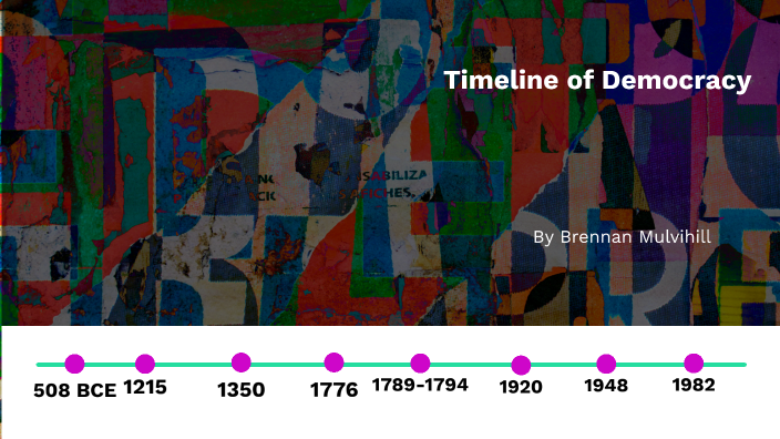Timeline of Democracy by Brennan Mulvihill on Prezi