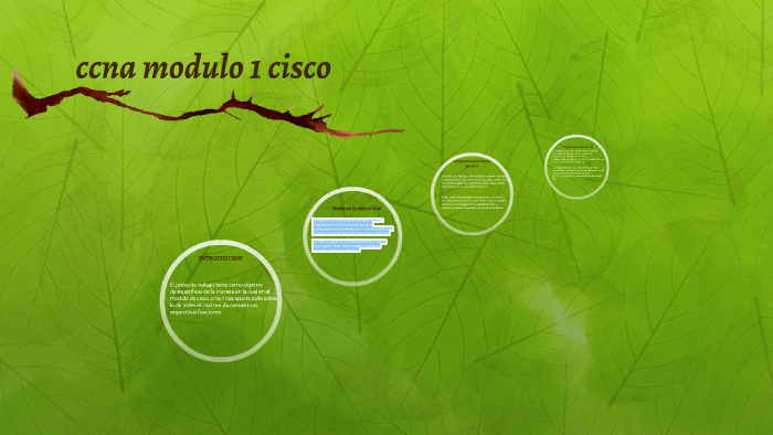 ccna modulo 1 cisco by on Prezi