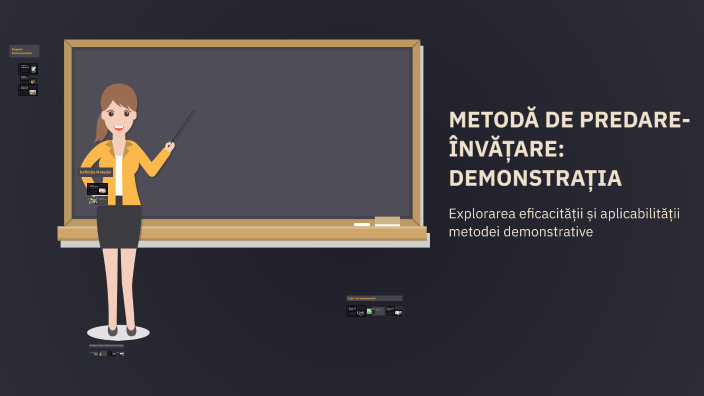 METODĂ DE PREDARE-ÎNVĂȚARE: DEMONSTRAȚIA by ANGELESCU DENISA on Prezi