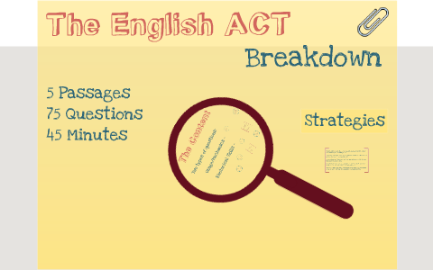 ACT Prep - English Breakdown by Ramsey Hinkle on Prezi