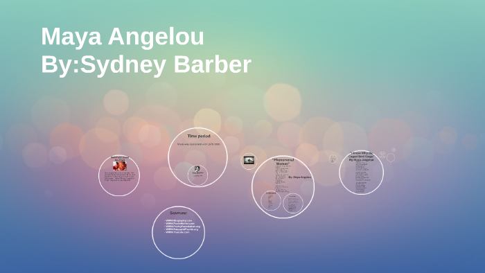 Maya Angelou by on Prezi