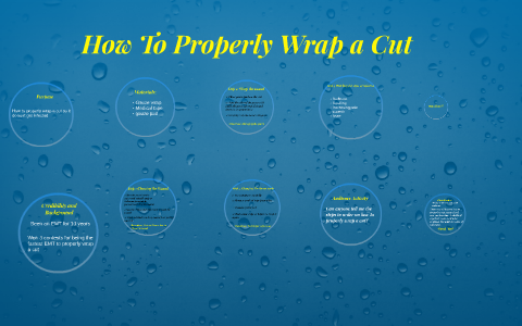 How To Properly Wrap a Cut by Lauren Vandal on Prezi