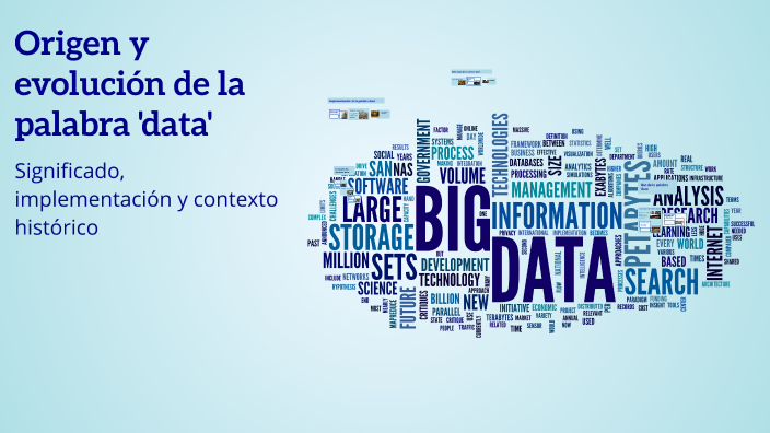 Origen y evolución de la palabra 'data' by Juan Arvelaez on Prezi