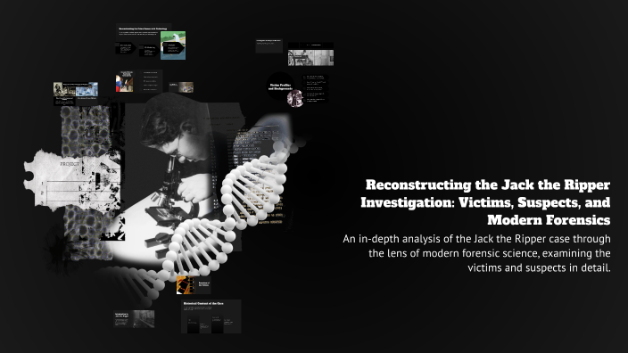 Reconstructing the Jack the Ripper Investigation: Victims, Suspects ...