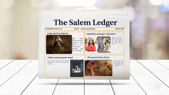 the crucible newspaper by Bennett Kelly on Prezi