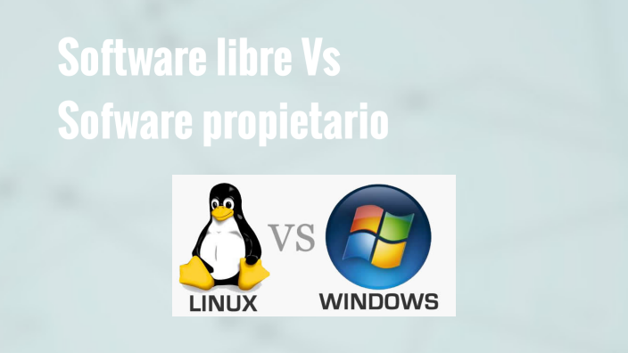Software libre vs software propietario by Gema Galera Pozo on Prezi