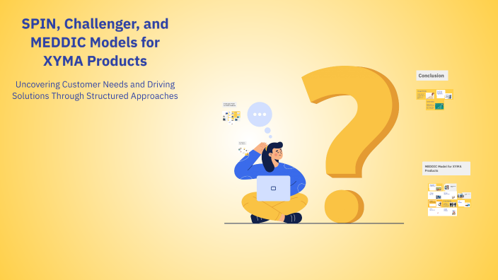 SPIN, Challenger, and MEDDIC Models for XYMA Products by Namrita P on Prezi