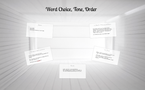 Word Choice, Tone, Order in Poetry by Sarah Almond on Prezi