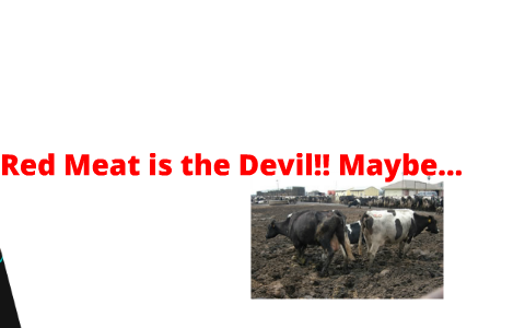 Red Meat is the Devil!!.. Maybe by Tim Panella