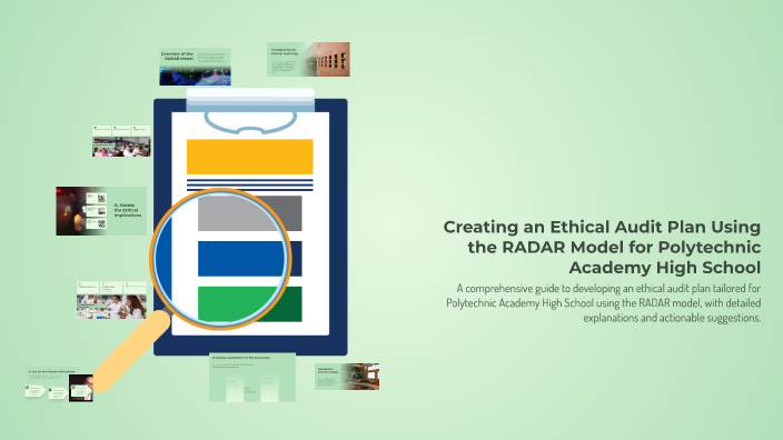 Creating an Ethical Audit Plan Using the RADAR Model for Polytechnic ...