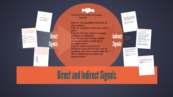 Direct and Indirect Signals by chen gwaps on Prezi
