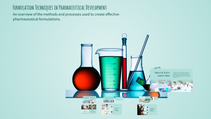 Formulation Techniques in Pharmaceutical Development by Priyadharshini ...