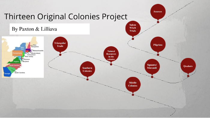 Thirteen Original Colonies Project by Paxton Horner on Prezi