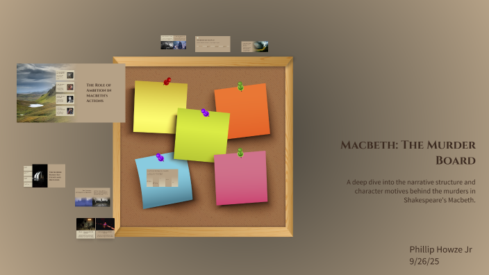 Macbeth: The Murder Board Analysis by Phillip Howze on Prezi
