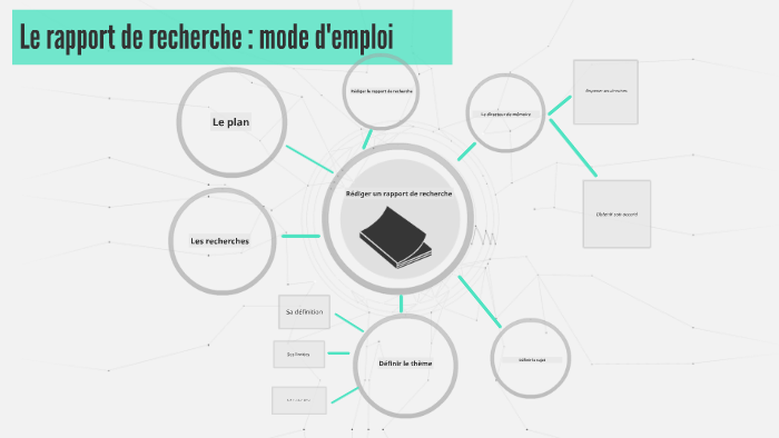 Rédiger un rapport de recherche by Clémence Guillaumot on Prezi