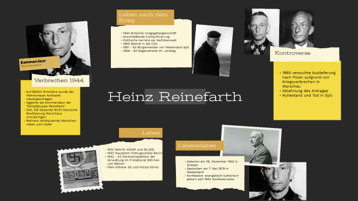 Heinz Reinefarth by Cebrail Albayrak on Prezi