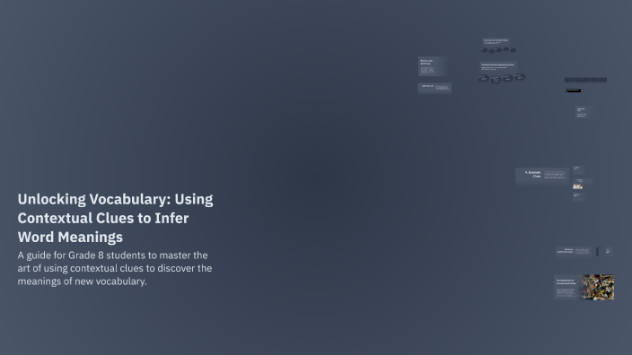 Unlocking Vocabulary: Using Contextual Clues to Infer Word Meanings by ...
