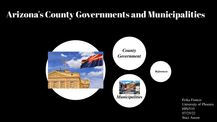 Arizona's County governments and Municipalities by Erika Francis on Prezi