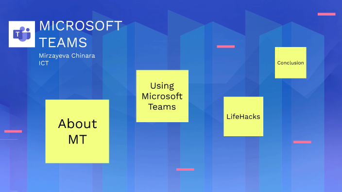 Microsoft Teams by Чинара Мирзаева on Prezi