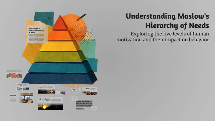 Understanding Maslow's Hierarchy of Needs by 唐 莘琪 on Prezi