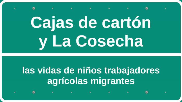 Cajas de cartón y La Cosecha by West Anderson on Prezi