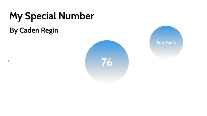 My Special Number by Caden Regin on Prezi