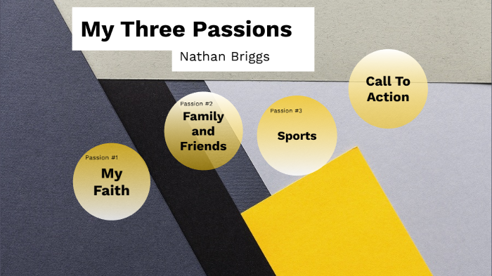 My Three Passions by Nathan Briggs on Prezi