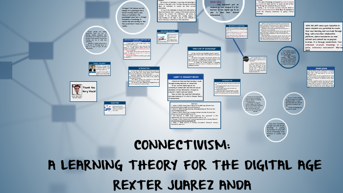 CONNECTIVISM: A LEARNING THEORY FOR THE DIGITAL AGE by Rexter Anda on Prezi