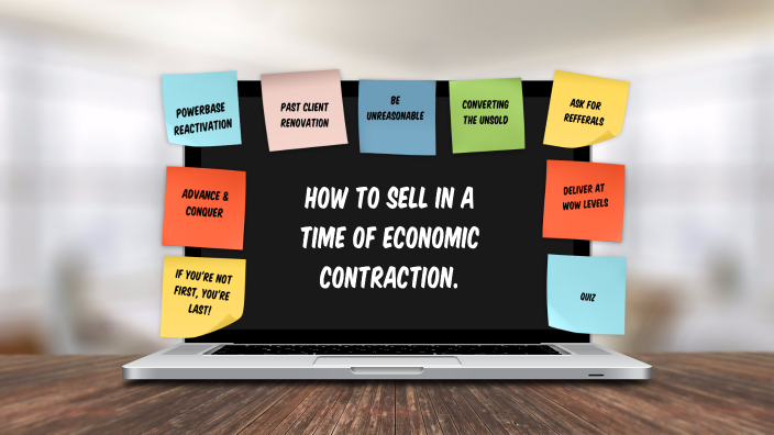 How to sell in a period of Economic contraction by Santiago Guevara on ...