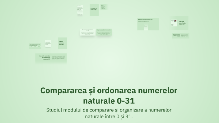 Compararea și ordonarea numerelor naturale 0-31 by c_vyo@yahoo.com on Prezi