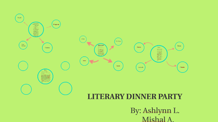 LITERARY DINNER PARTY by Mishal Ashraf on Prezi