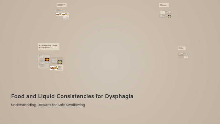 Food and Liquid Consistencies for Dysphagia by Alisa Racine on Prezi