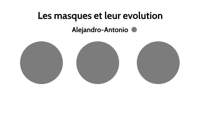 Les masques et leur evolution by antonio lazo on Prezi