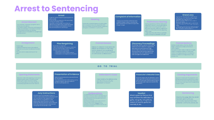 Arrest to Sentencing Process Chart by Katelin Perry on Prezi