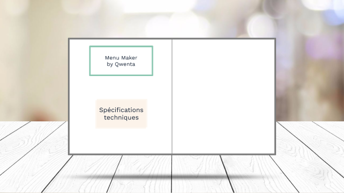 Menu Maker by Qwenta by Jonathan Merle on Prezi