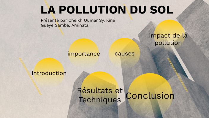 La pollution du sol by Cheikh Oumar SY on Prezi