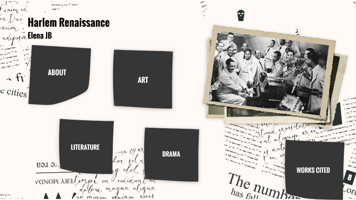 APUSH Project- Harlem Renaissance by ELENA JOHNSON-BROWN on Prezi