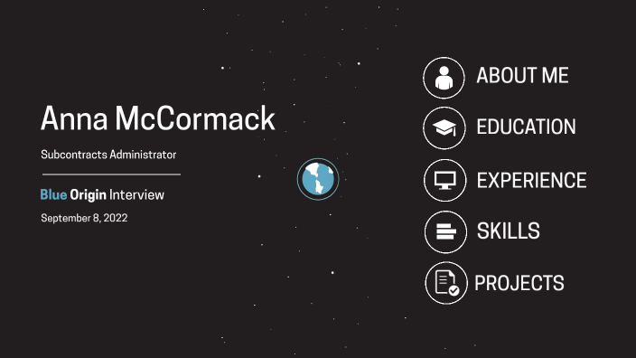 Blue Origin Interview by Anna McCormack on Prezi