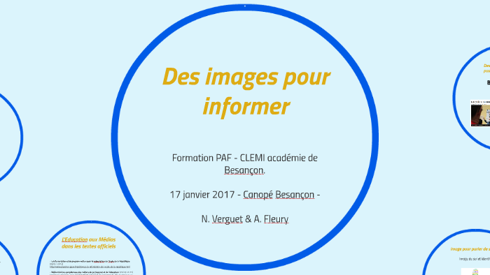 Des images pour informer by A. Fleury on Prezi
