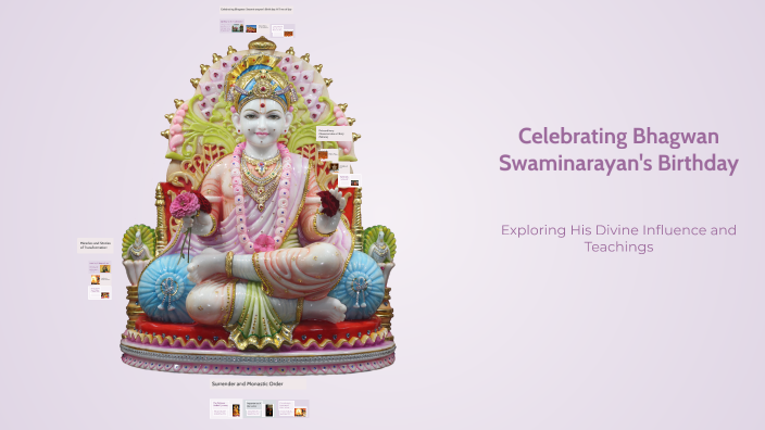Celebrating Bhagwan Swaminarayan's Birthday by Digant Chudgar on Prezi