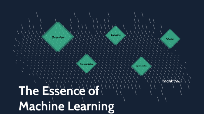 What Is The Essence Of Machine Learning