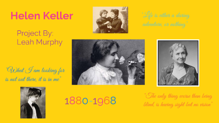 Helen Keller-famous deaf and blind American by Leah Murphy on Prezi