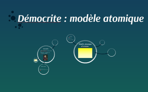 Démocrite : modèle atomique by Nessim Noureddine-Drissi on Prezi