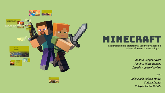 Presentación de Minecraft: Función, Público y Acceso by Alvaro Acosta ...