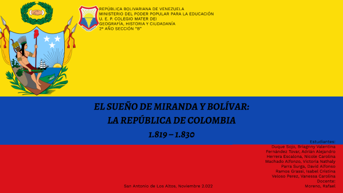 La República de Colombia by DZD ps on Prezi