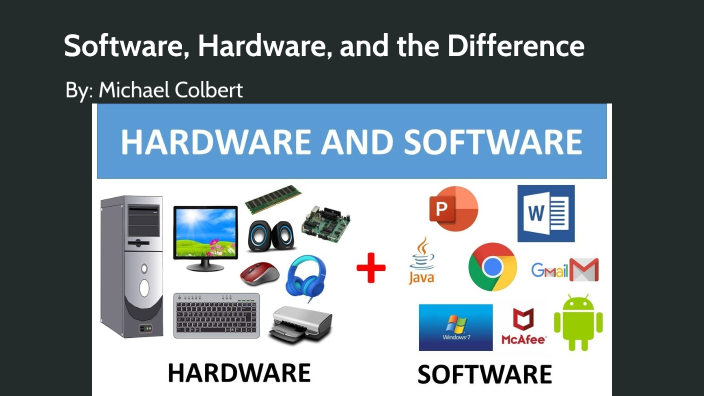 software and hardware and the difference between each by Michael ...