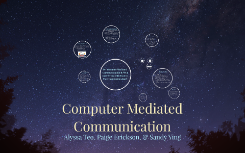 Computer Mediated Communication by Paige Erickson
