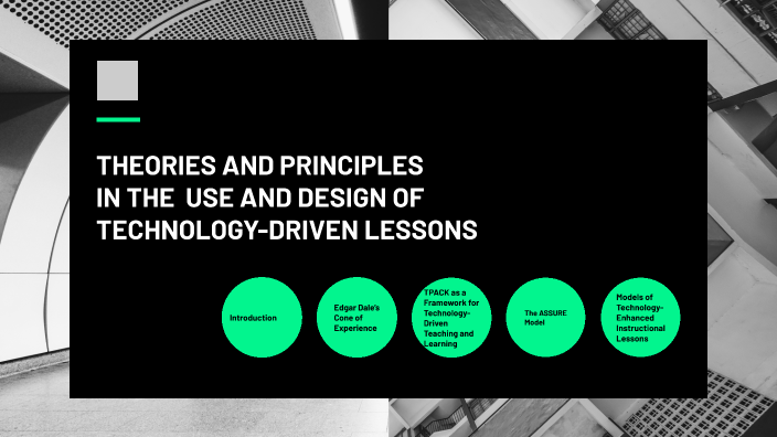 MODULE 5: Theories and Principles in the Use of Design of Technology ...