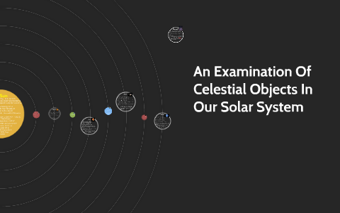 An Examination Of Celestial Objects In Our Solar System by GG Bernier ...