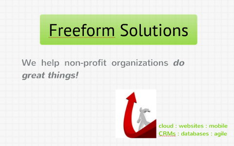 About Freeform Solutions by Julian Egelstaff on Prezi